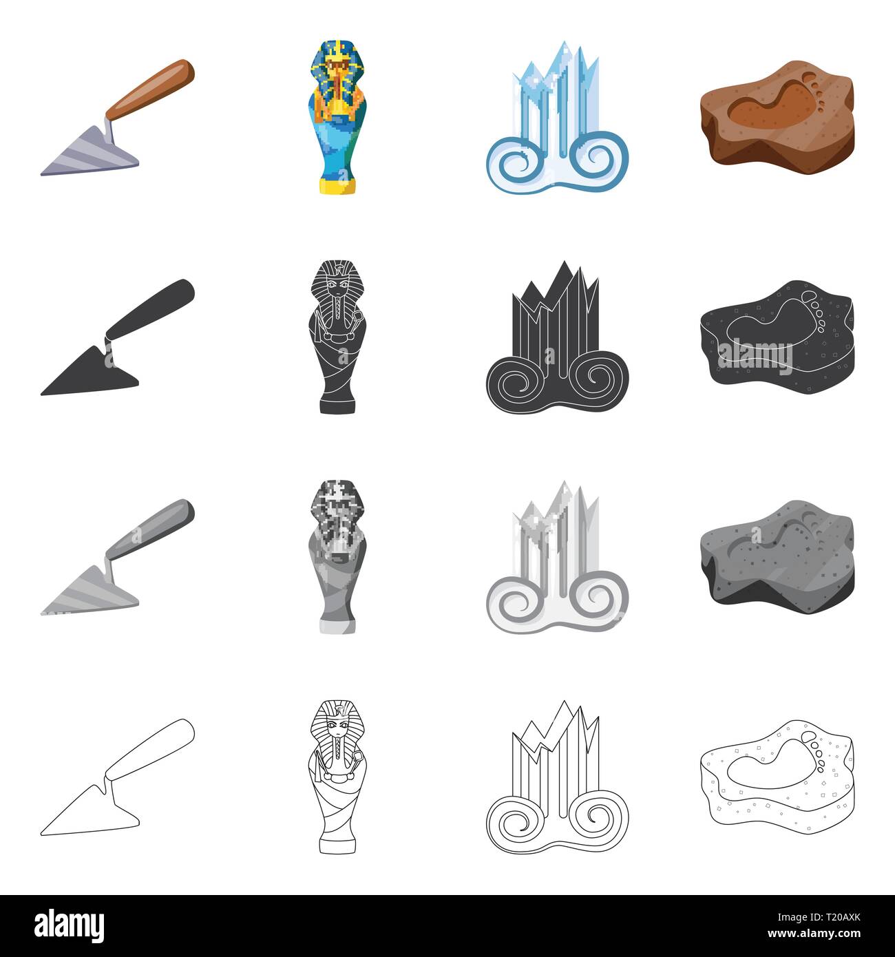 tool,sarcophagus,architecture,rock,trowel,pharaoh,old,imprint,dig ...