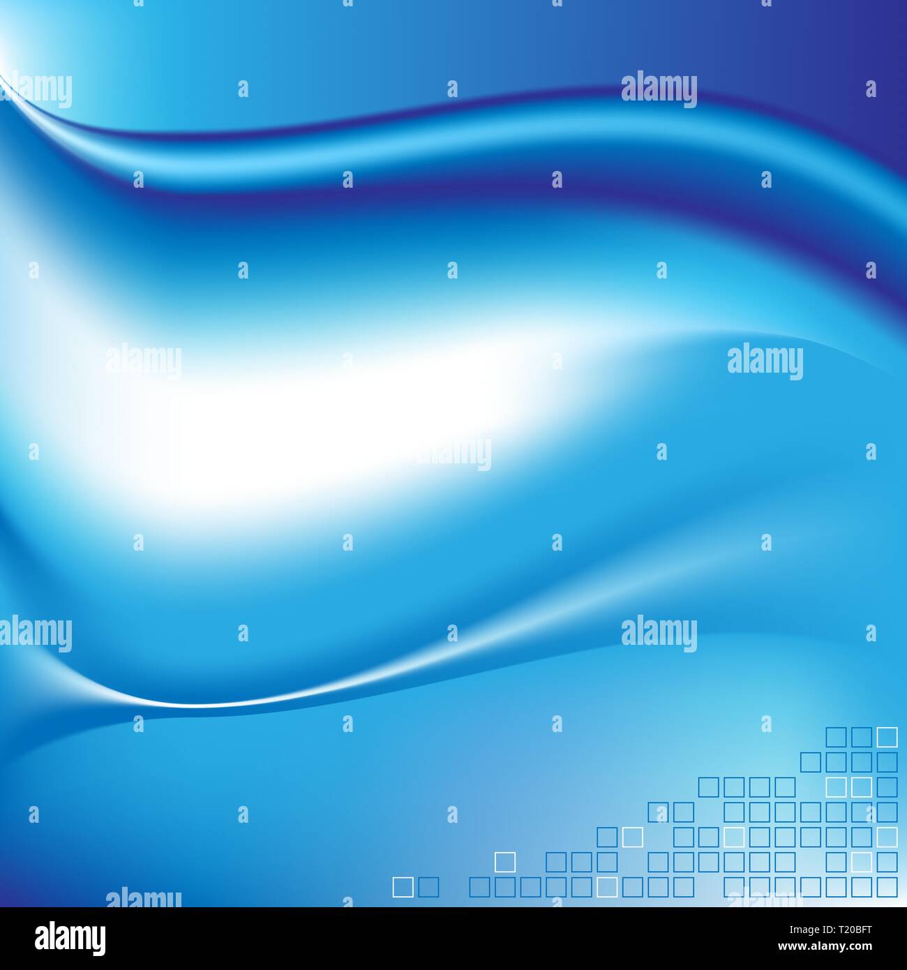 Abstract blue background with place for your text Stock Vector Image ...