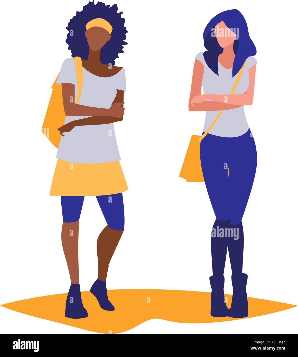 Girls modeling Stock Vector Images - Alamy