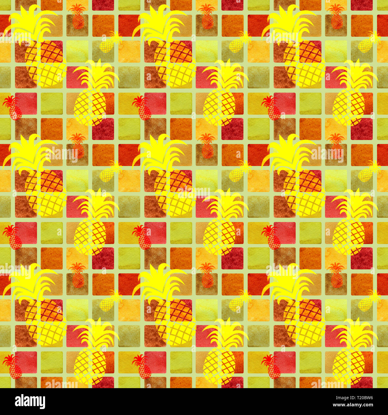 Pineapple collage element hi-res stock photography and images - Alamy