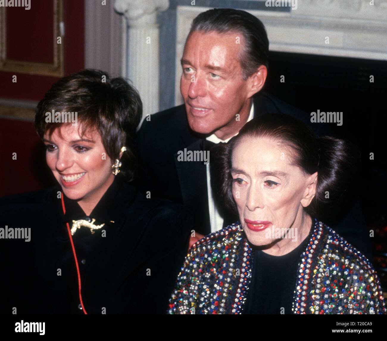 Liza Minnelli Halston and Martha Graham 1985 Photo By John Barrett ...