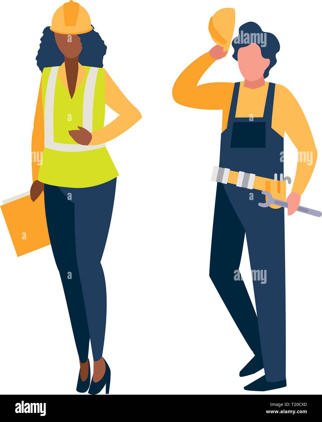 Builders overalls Stock Vector Images - Alamy