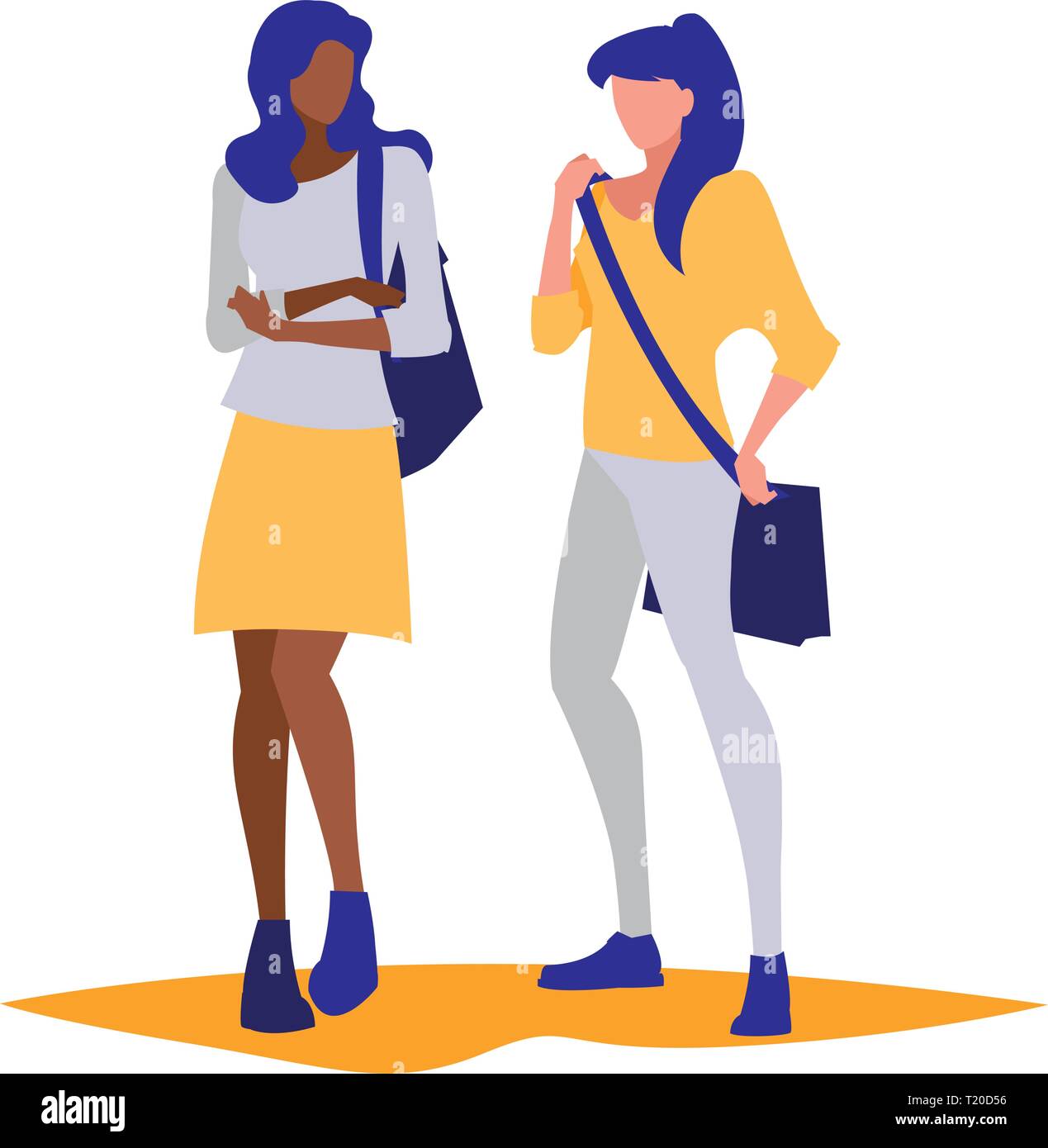 Girls modeling Stock Vector Images - Alamy