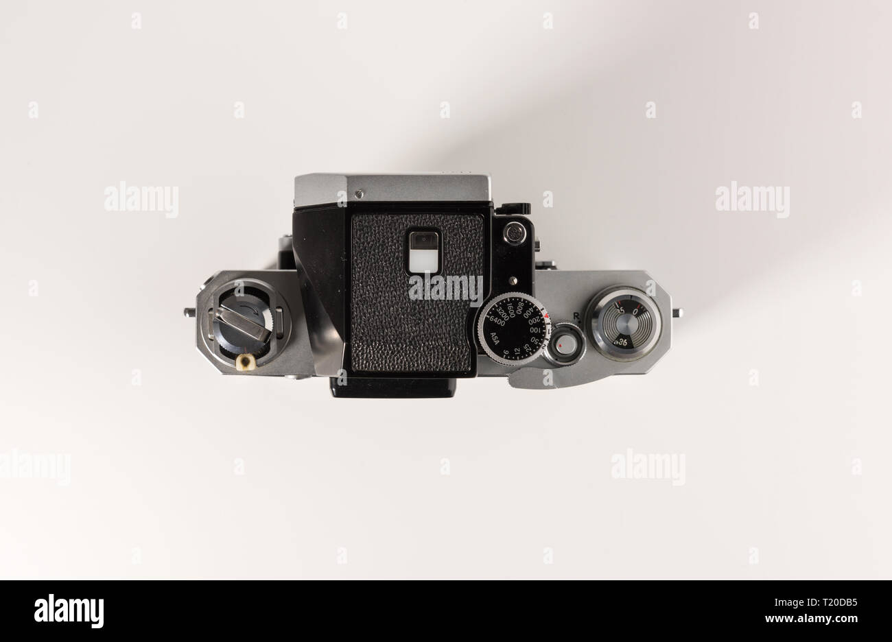 An old film camera is isolated on a white background Stock Photo - Alamy