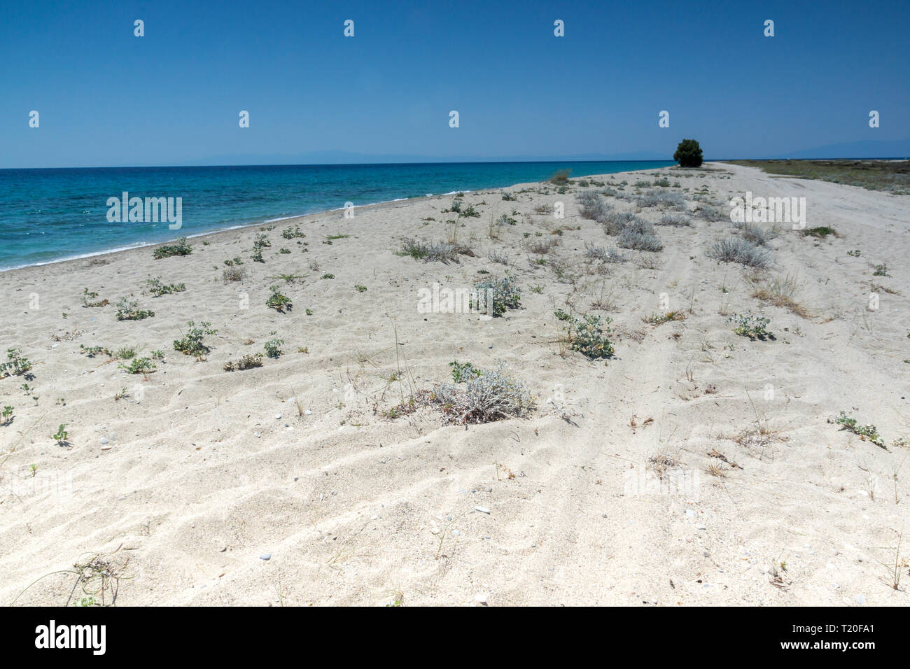 Famous Beach at Possidi Cape, Kassandra Peninsula, Chalkidiki, Central ...