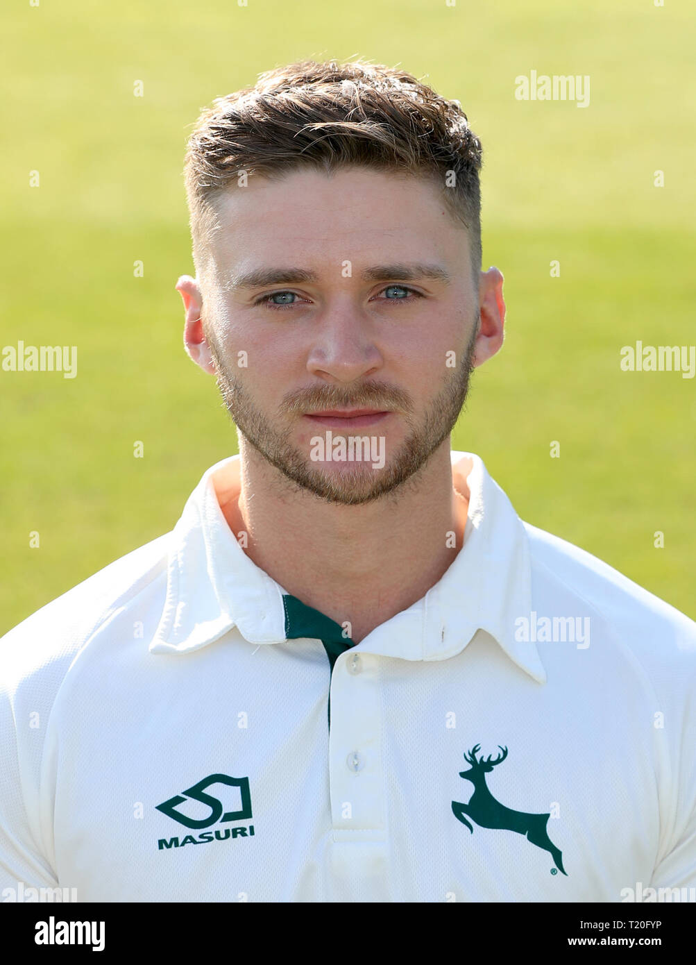 Nottinghamshire's Joe Clarke during the media day at Trent Bridge ...
