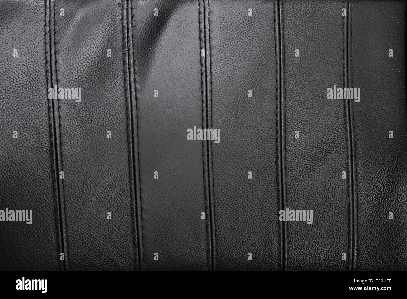 Black torn leather texture with stripes, surface background Stock Photo ...