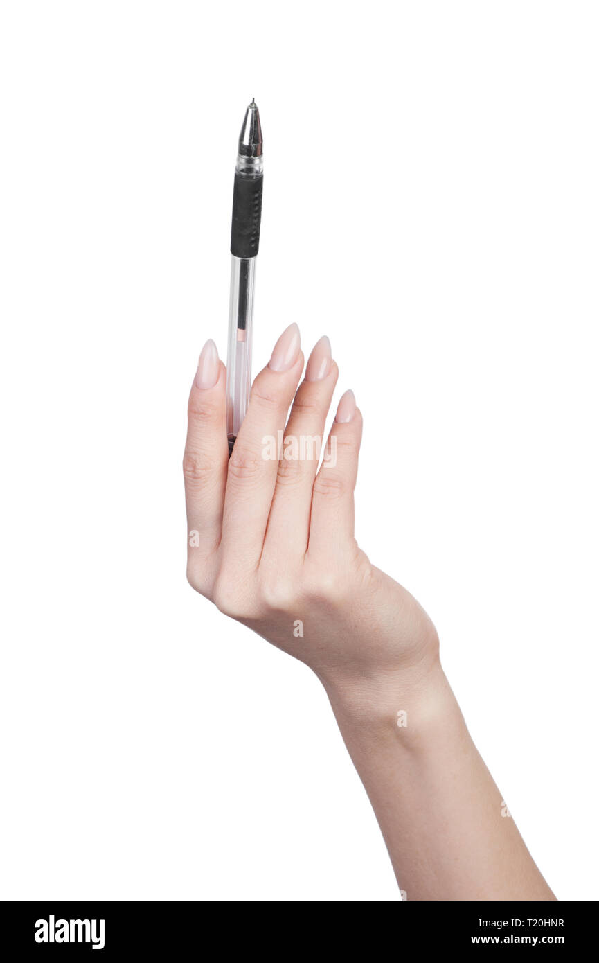 Woman handwriting Cut Out Stock Images & Pictures - Alamy