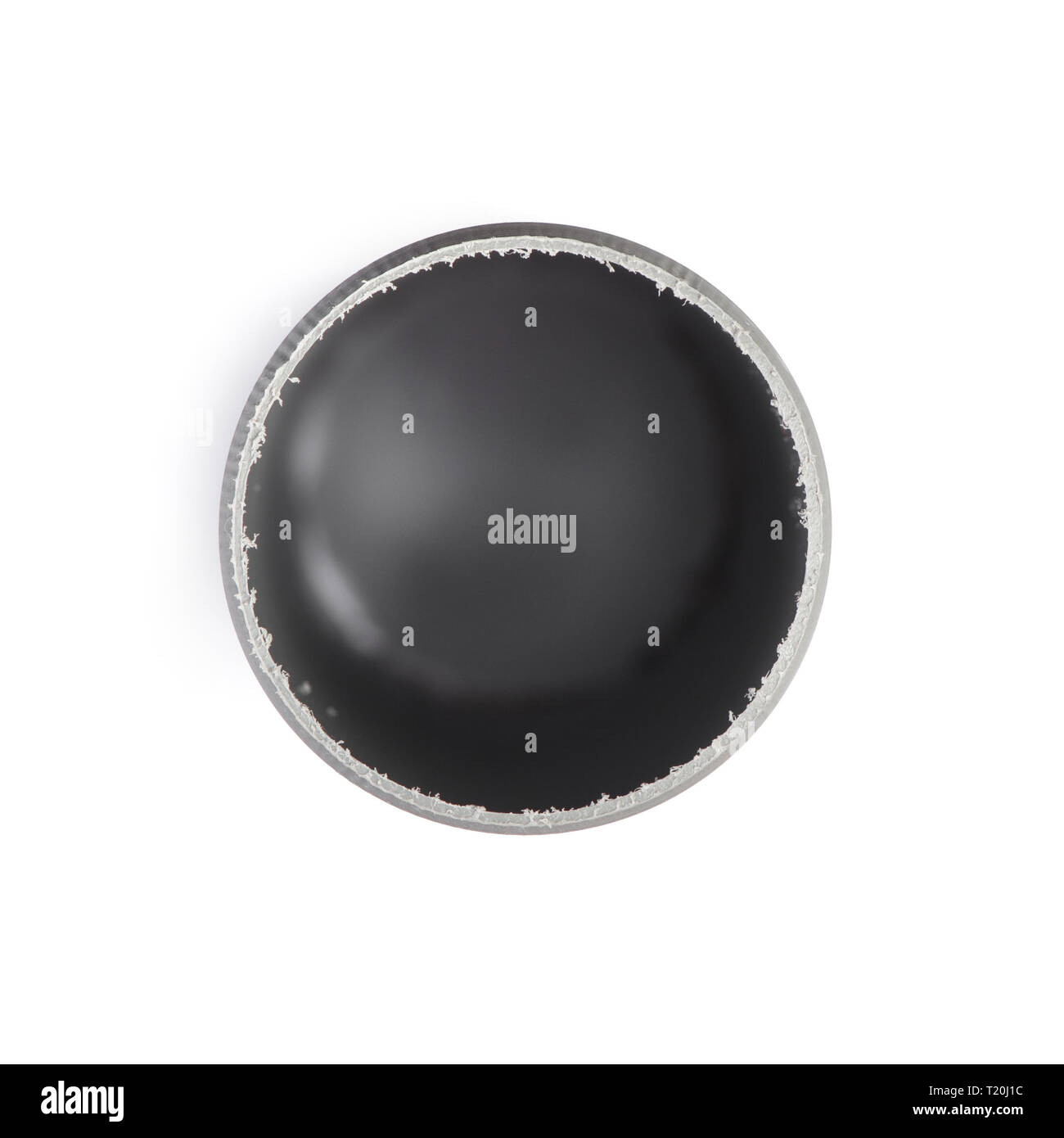 Short plastic pipe isolated on white Stock Photo - Alamy