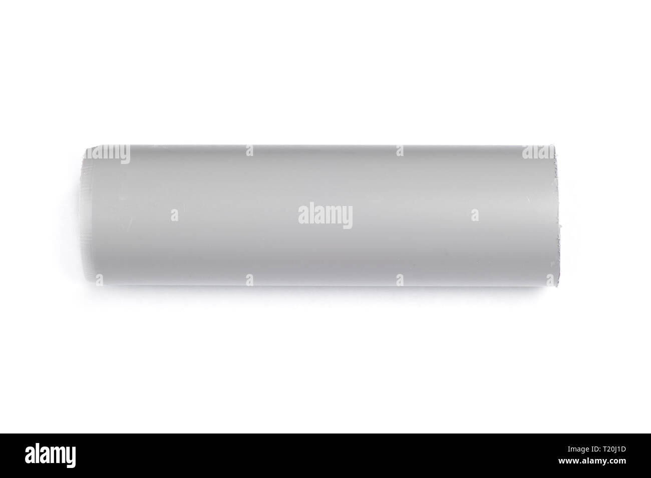 Short plastic pipe isolated on white Stock Photo - Alamy