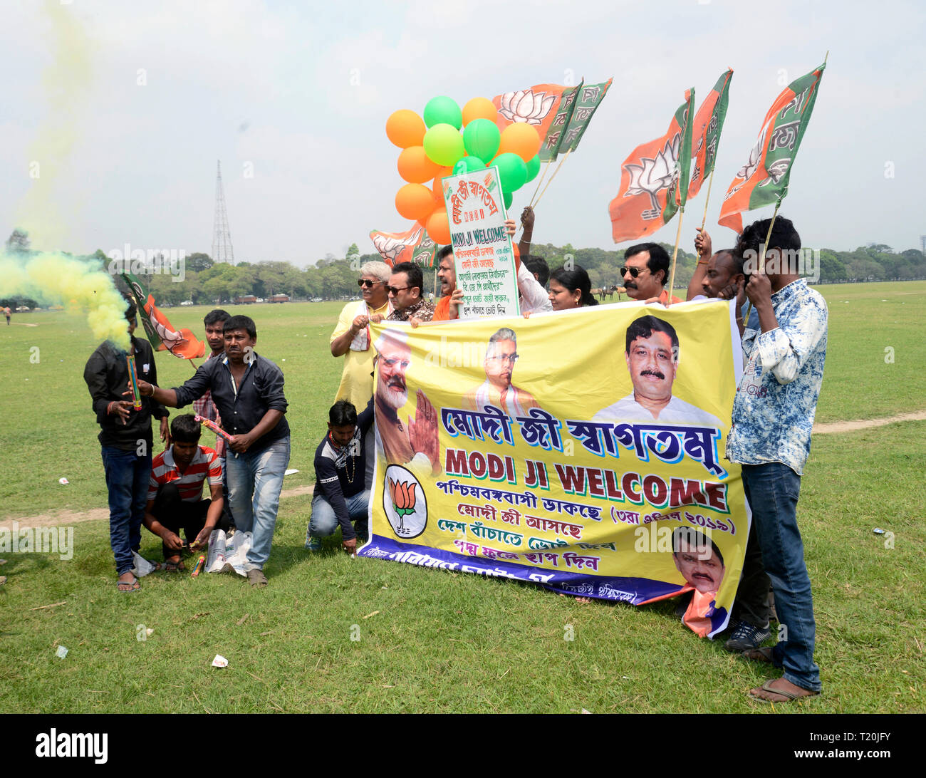 Kolkata, India. 29th Mar, 2019. West Bengal Bharatiya Janta Party or ...