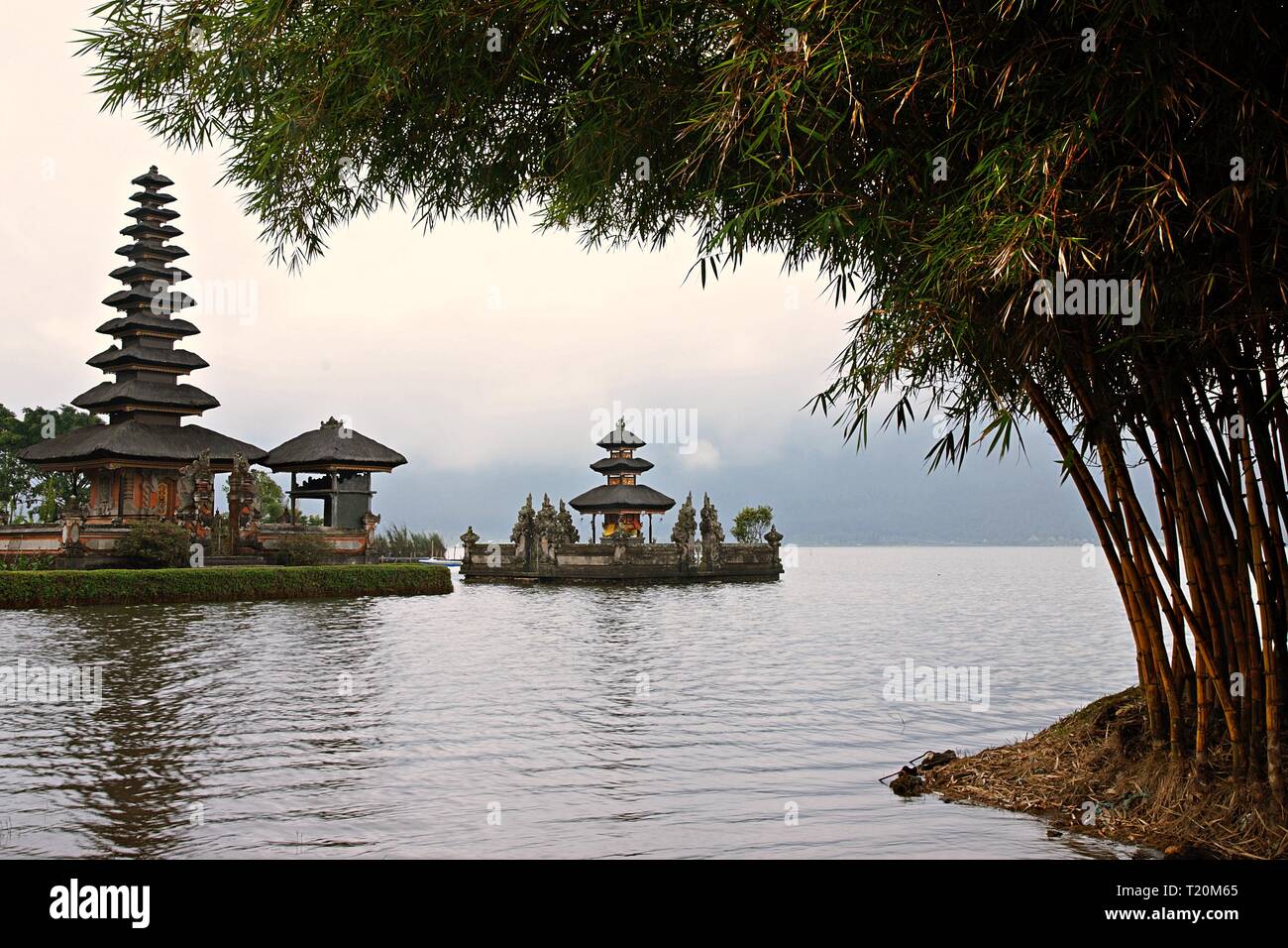 The Ulun Danu Bratan Temple is both a famous Hindu temple complex ...