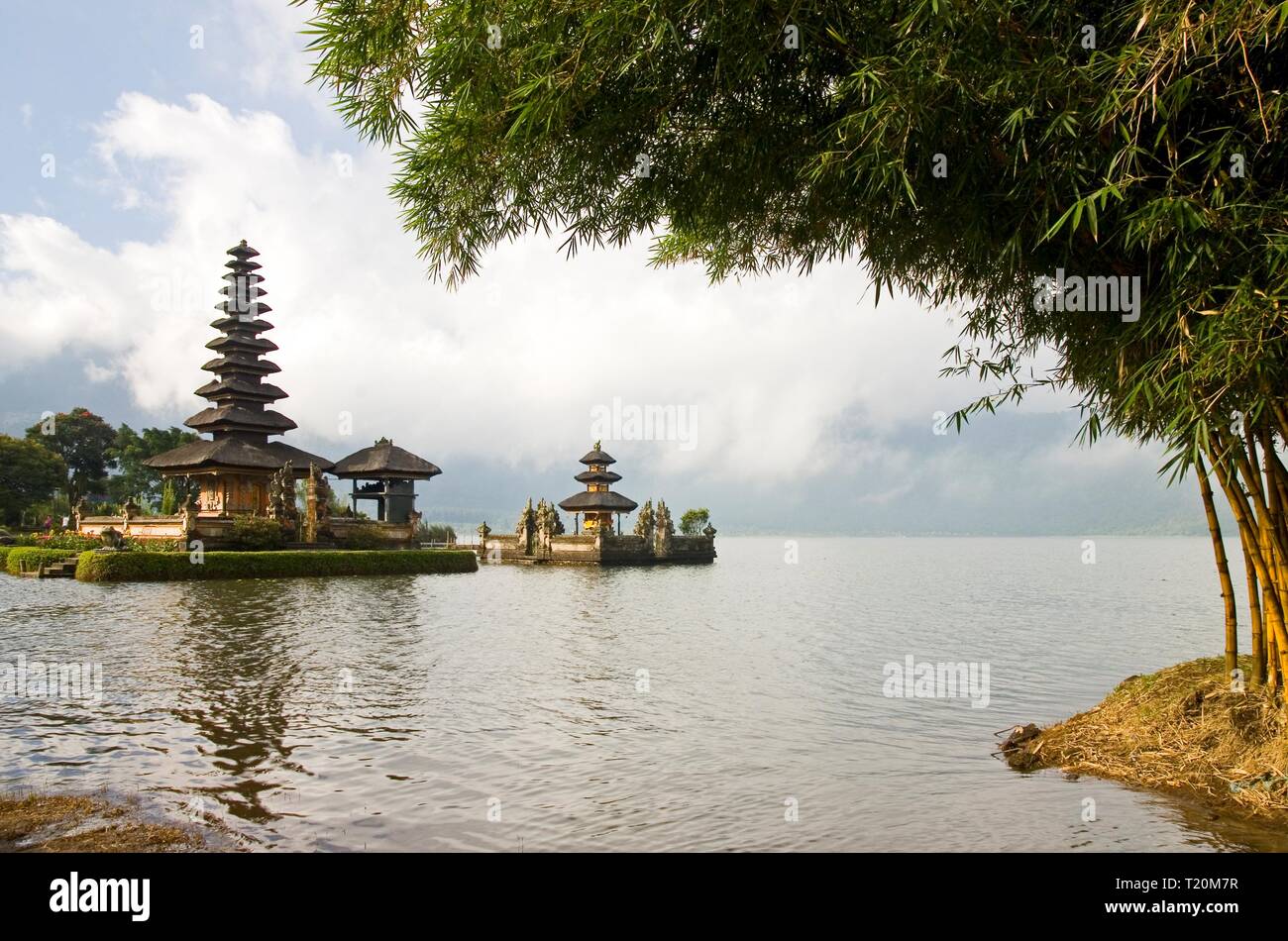 The Ulun Danu Bratan Temple is both a famous Hindu temple complex ...