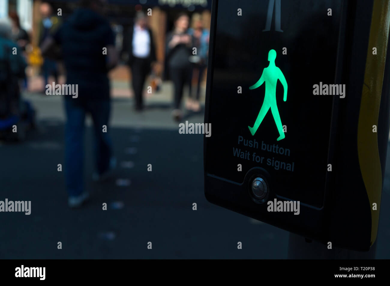 Pedestrian crossing uk hi-res stock photography and images - Alamy