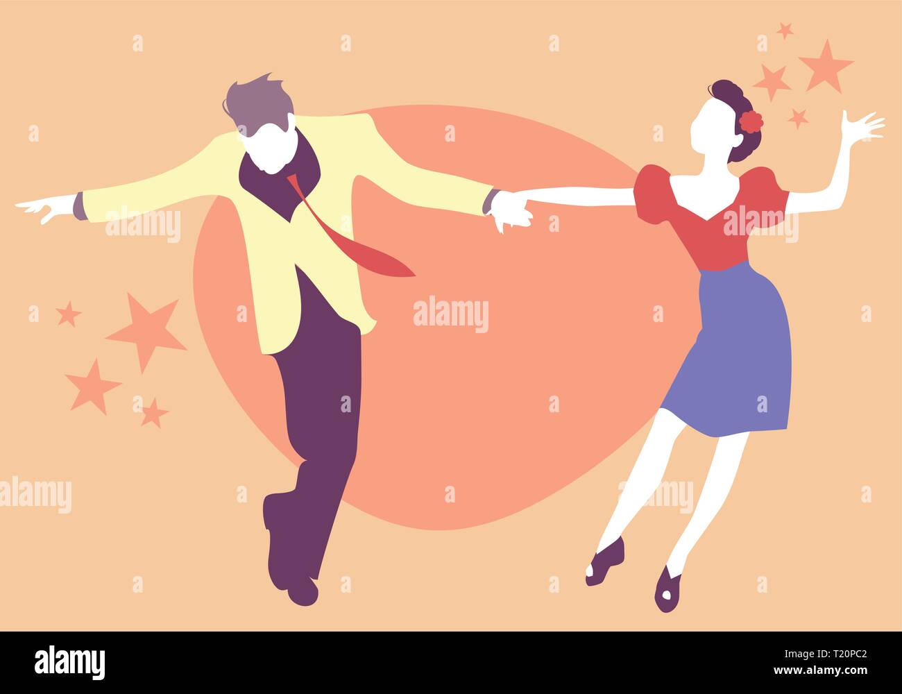 1940s silhouette Stock Vector Images - Alamy