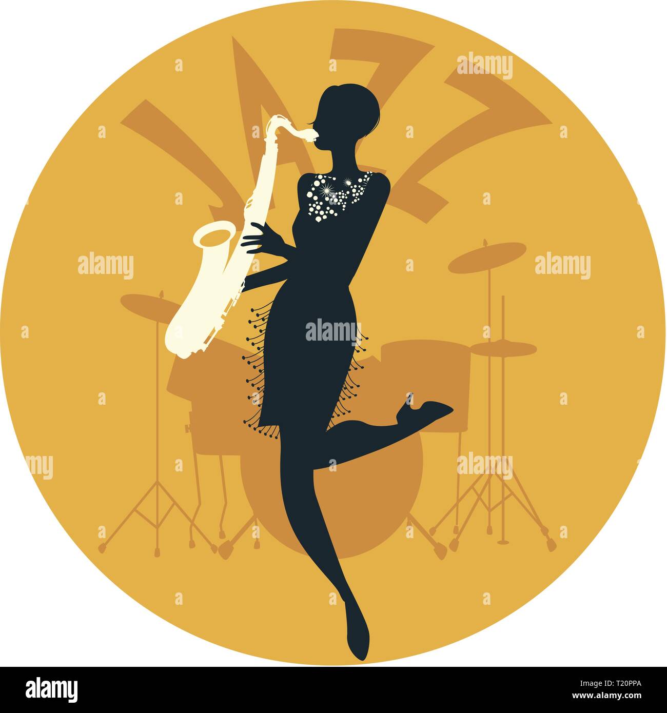 Flapper culture Stock Vector Images - Alamy