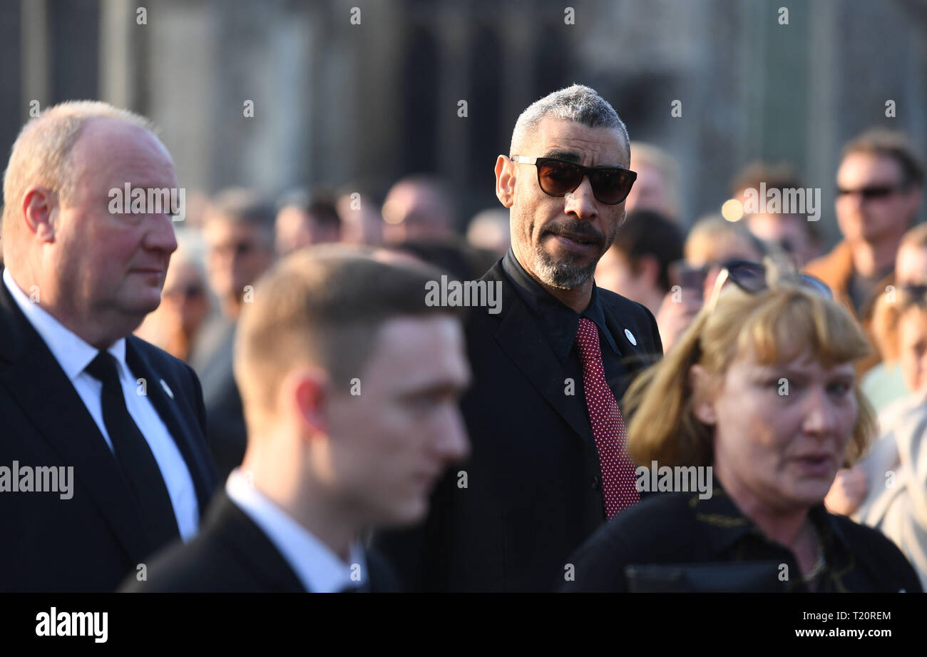 Keith flint funeral bocking essex hi-res stock photography and images ...