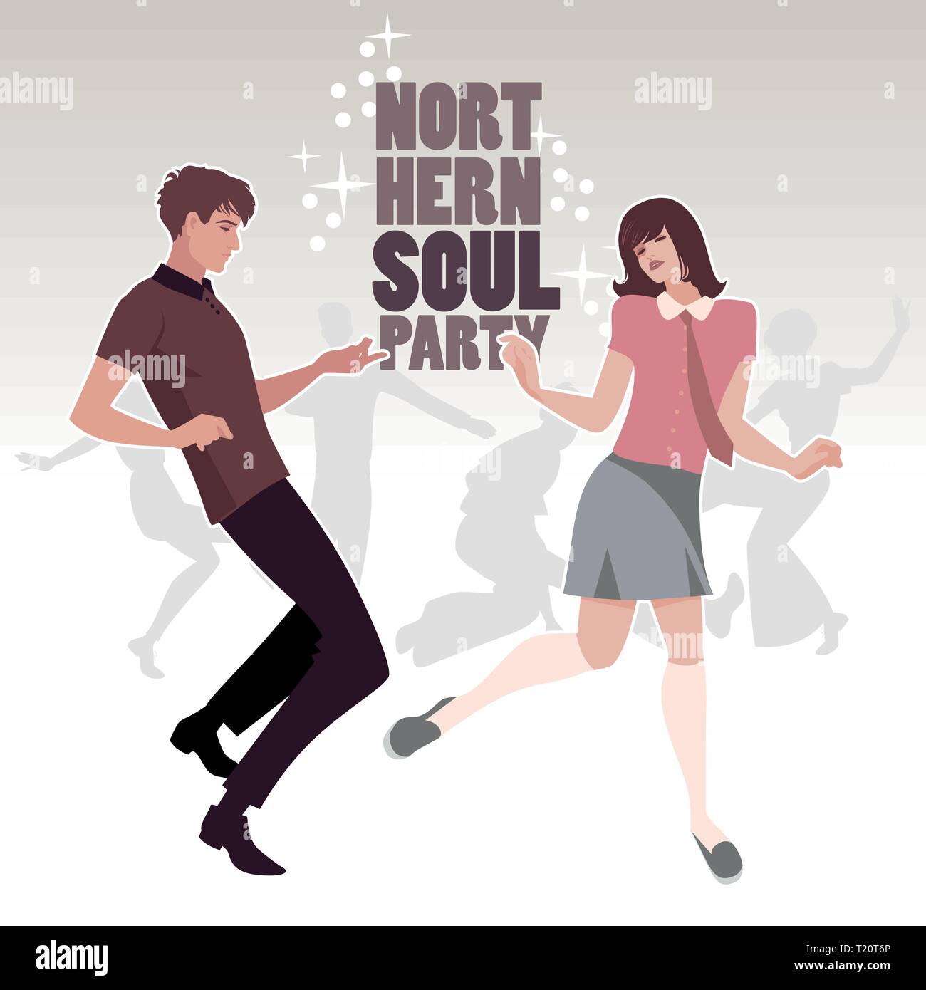 Northern soul dancing vintage hi-res stock photography and images - Alamy