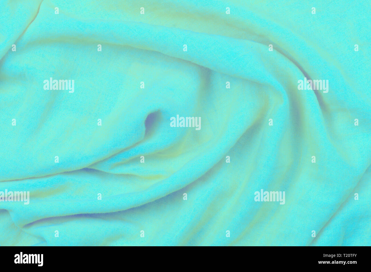 close up crumpled blue cotton fabric background Stock Photo - Alamy