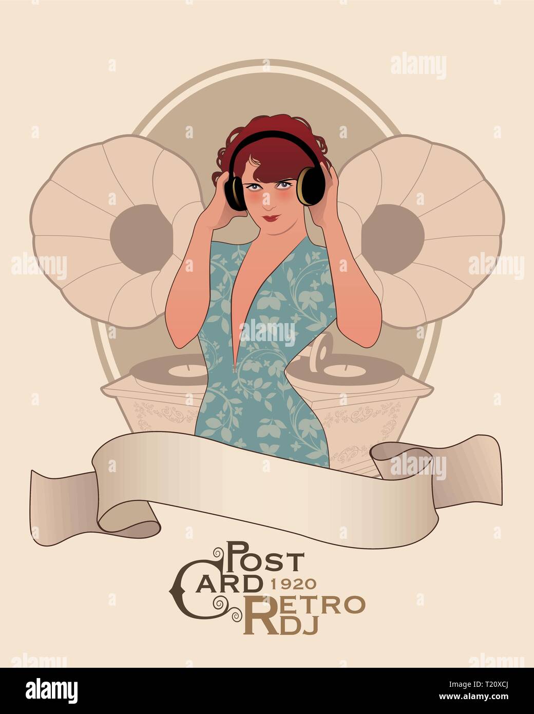1920s retro dance illustration hi-res stock photography and images - Alamy
