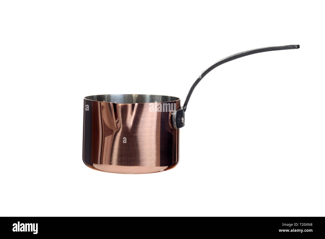 Vintage copper pot Cut Out Stock Images & Pictures - Alamy