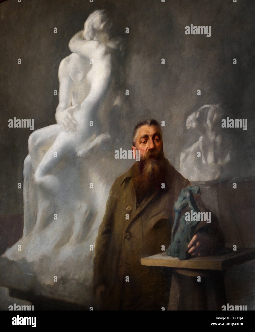 Rodin in his Studio 1897 Rene Avigdor 1876-1920 François Auguste René ...