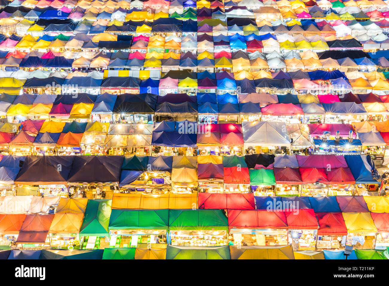 Thailand, Bangkok, Ratchada Rot Fai Night Market Stock Photo - Alamy