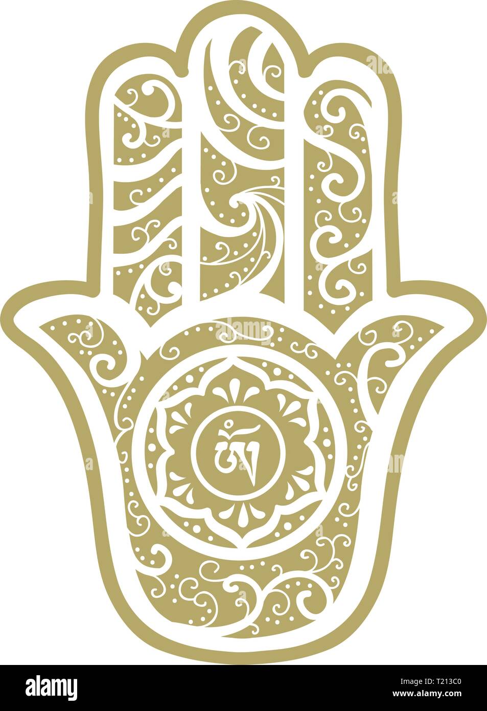 The Hamsa Hand, Ancient Middle Eastern amulet symbolizing the Hand of ...