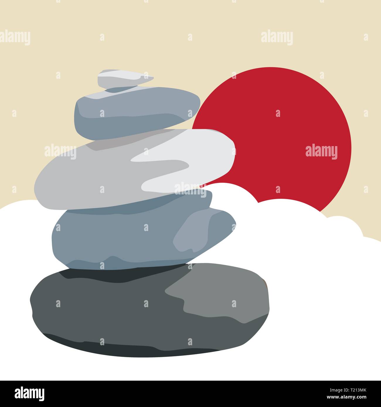 Zen illustration Stock Vector Images - Alamy