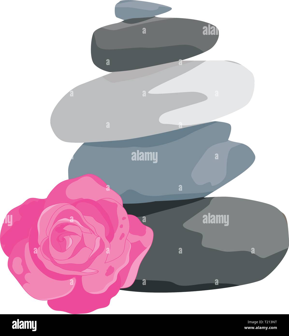 Rose yoga spa Stock Vector Images - Alamy