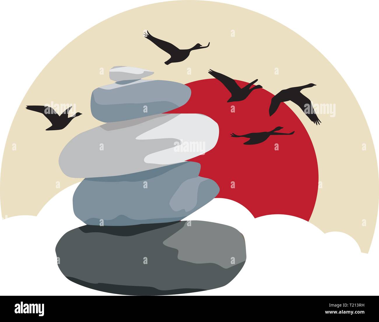 Wild japanese birds Stock Vector Images - Alamy