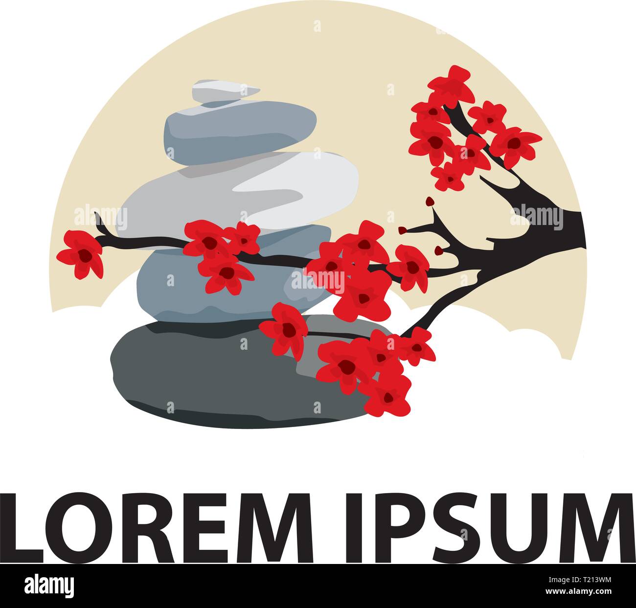 Cherry tree e Stock Vector Images - Alamy