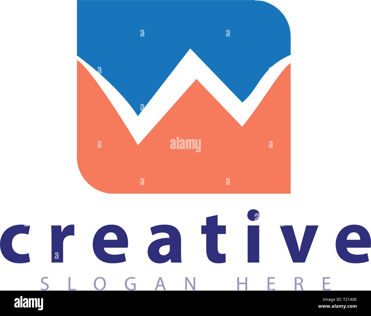 w in square logo icon vector Stock Vector Image & Art - Alamy