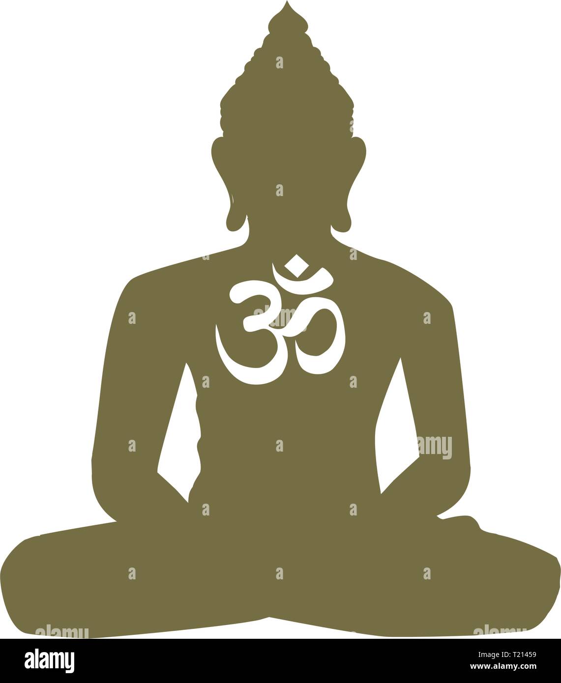 Buddha india vector hi-res stock photography and images - Alamy