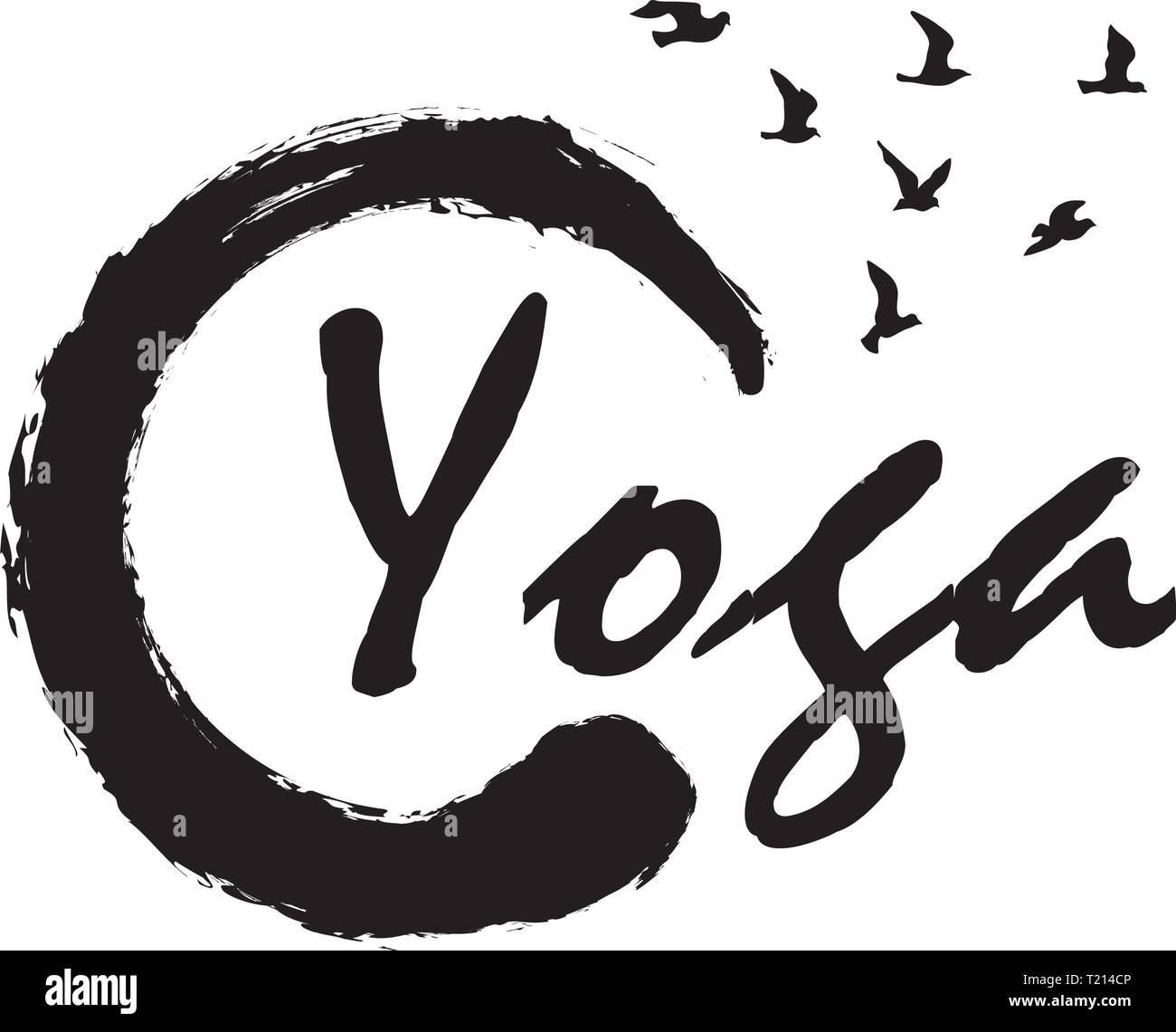 zen symbol, birds Stock Vector Image & Art - Alamy