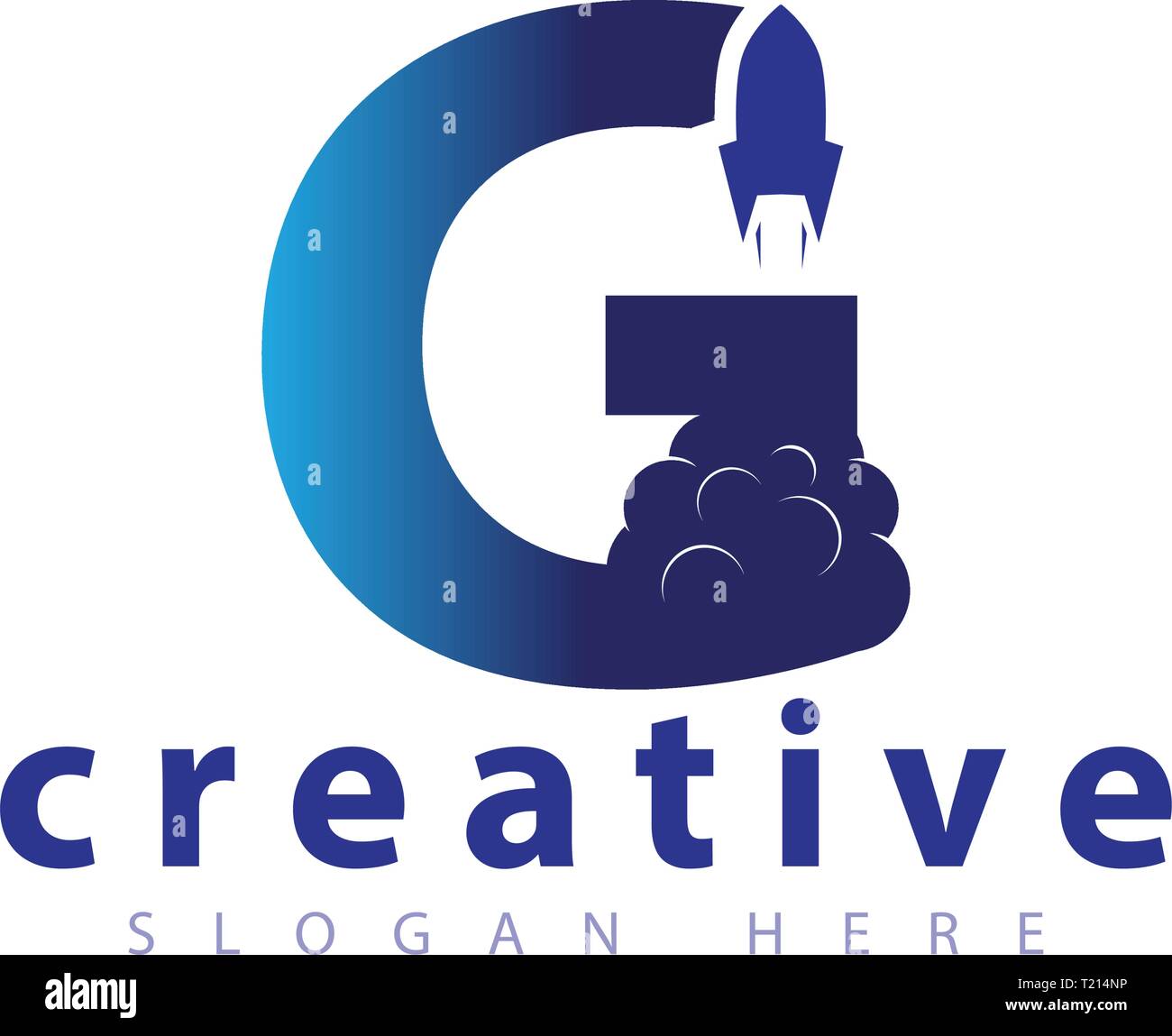 G Letter Rocket logo icon vector template Stock Vector Image & Art - Alamy