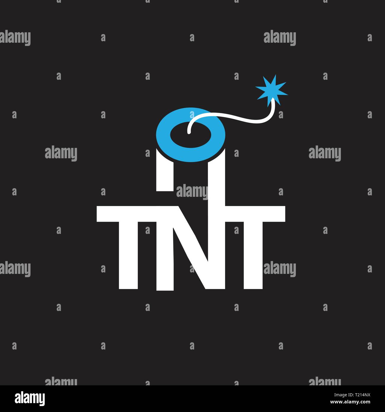 Tnt bomb flat icon Stock Vector Images - Alamy