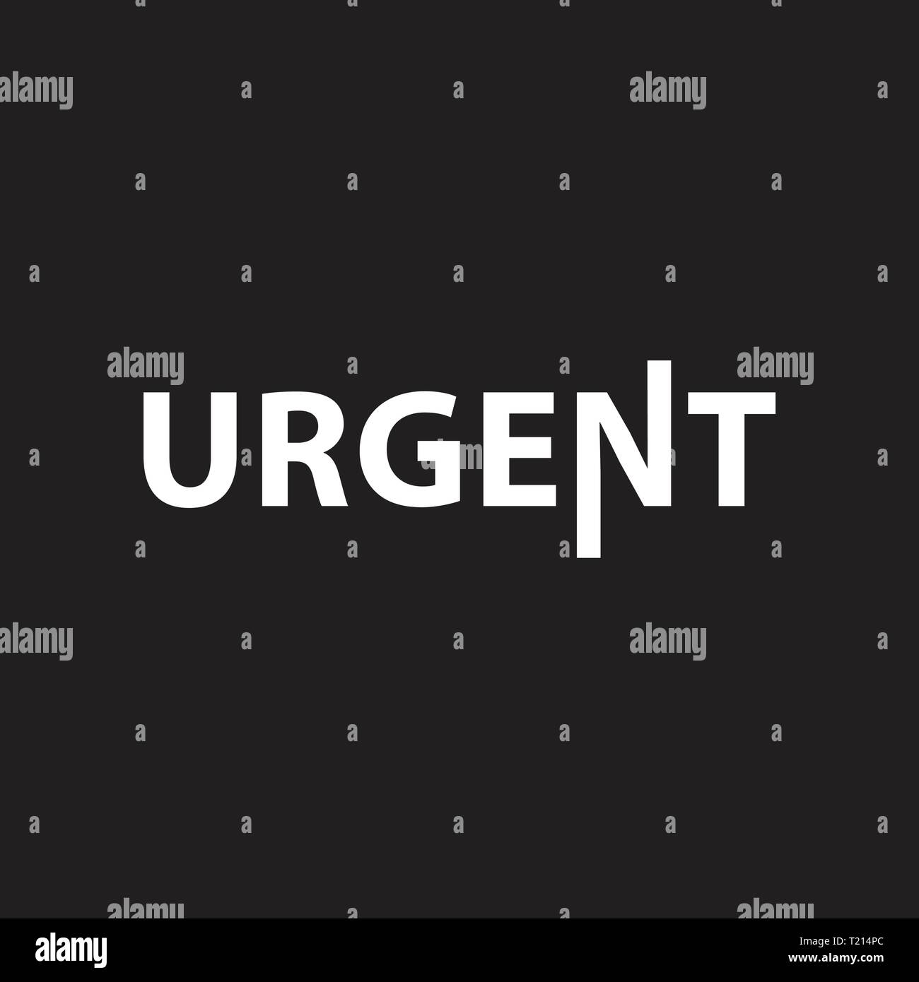Urgent build logo icon vector template Stock Vector Image & Art - Alamy