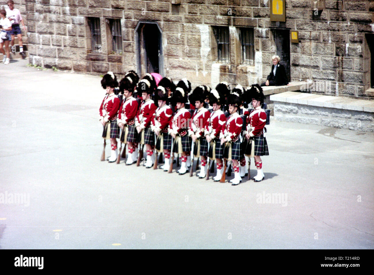 A Marching display at Fort George Halifax, Canada Stock Photo - Alamy