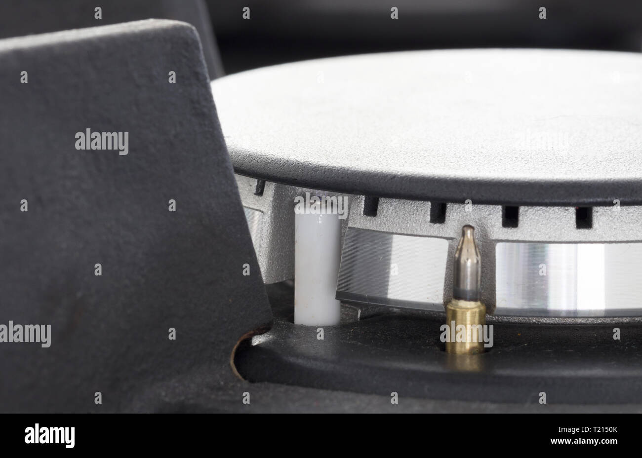 Side view of gas modern stove, the Netherlands Stock Photo - Alamy