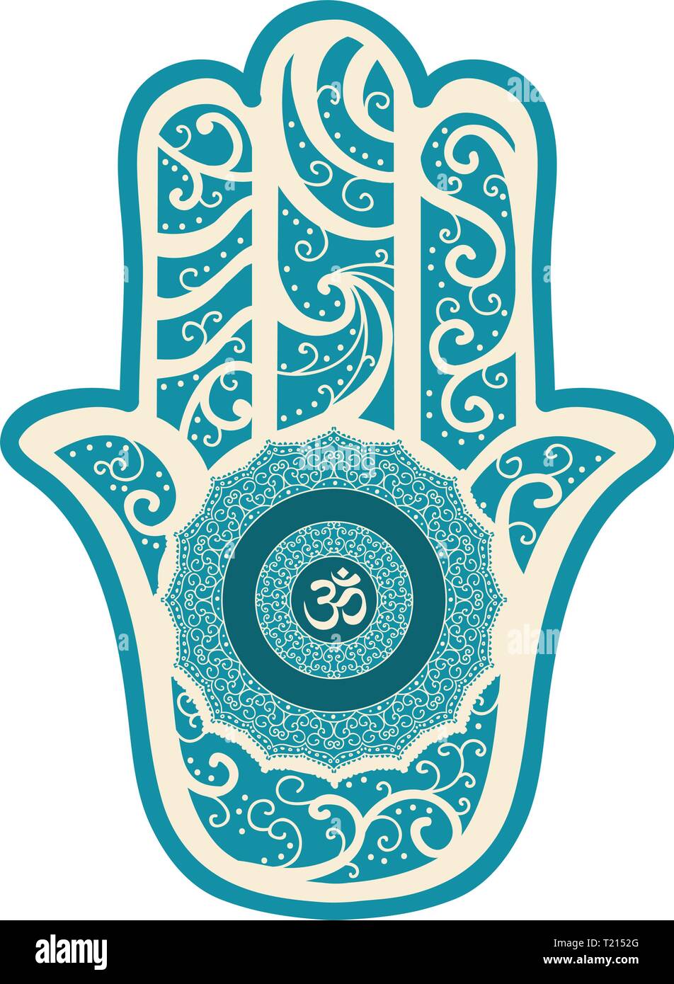 The Hamsa Hand, Ancient Middle Eastern amulet symbolizing the Hand of ...