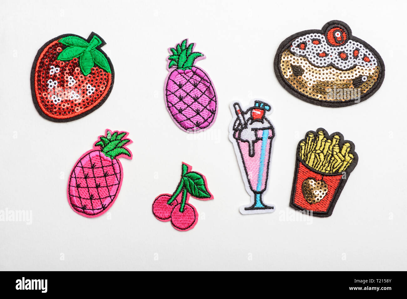 Set of different patches Stock Photo - Alamy