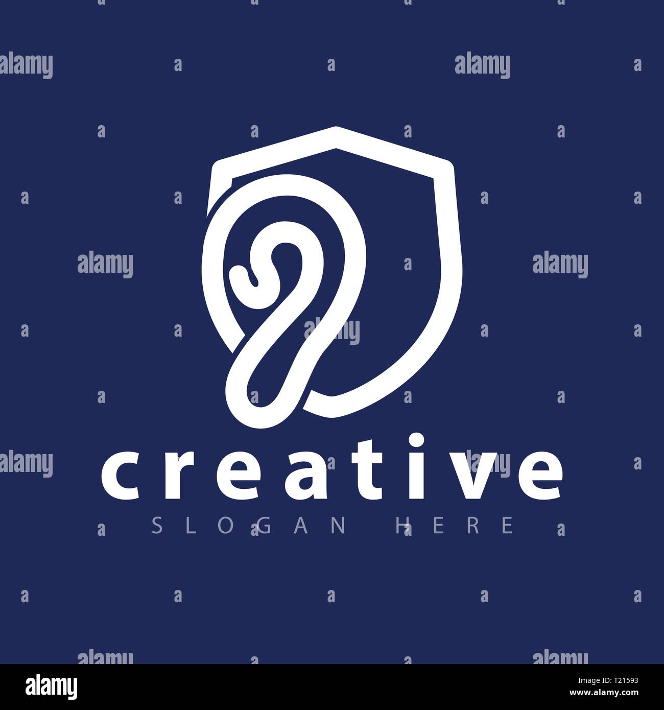 Ear shield Stock Vector Images - Alamy