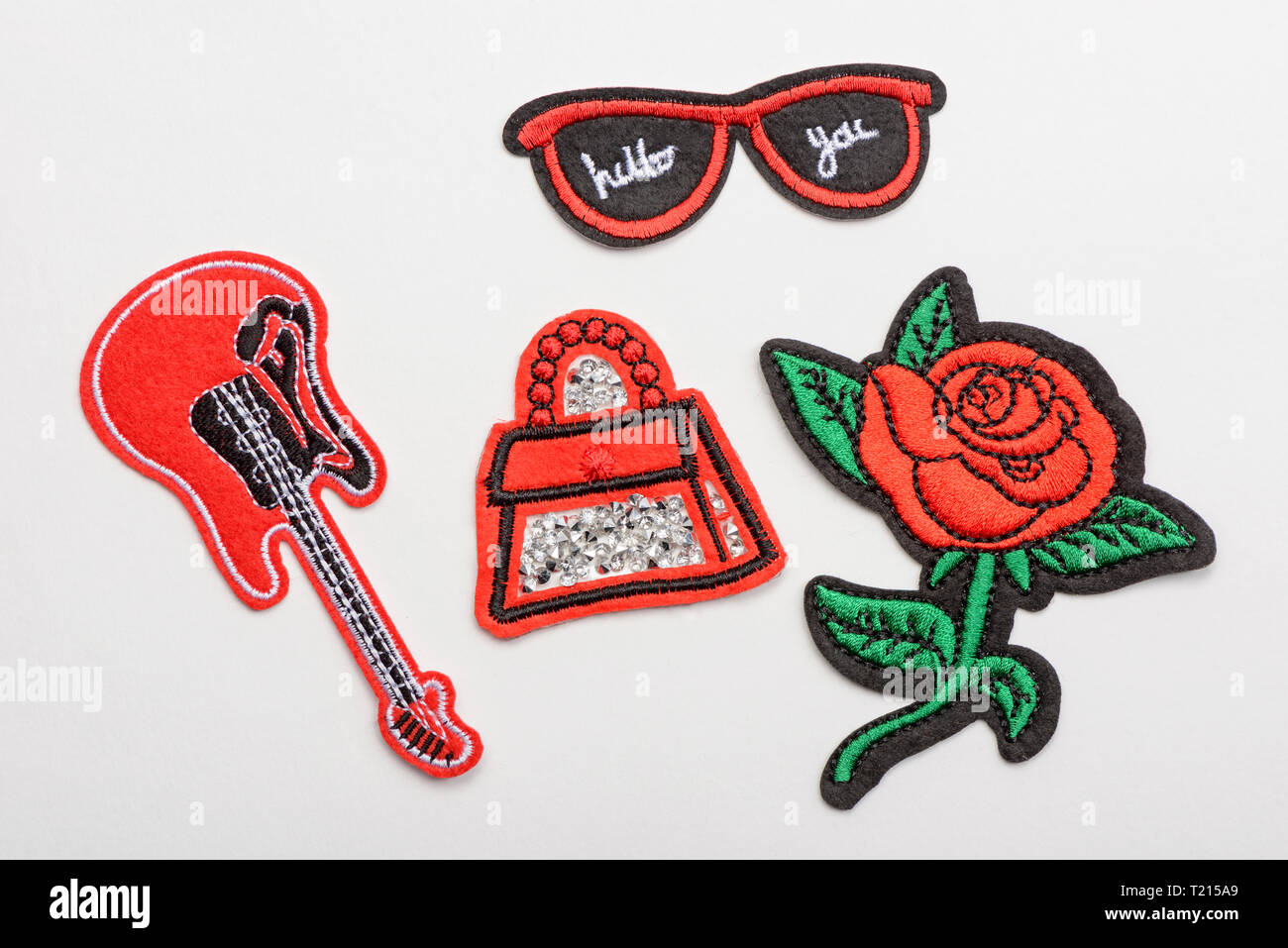 Embroidery patches hi-res stock photography and images - Alamy