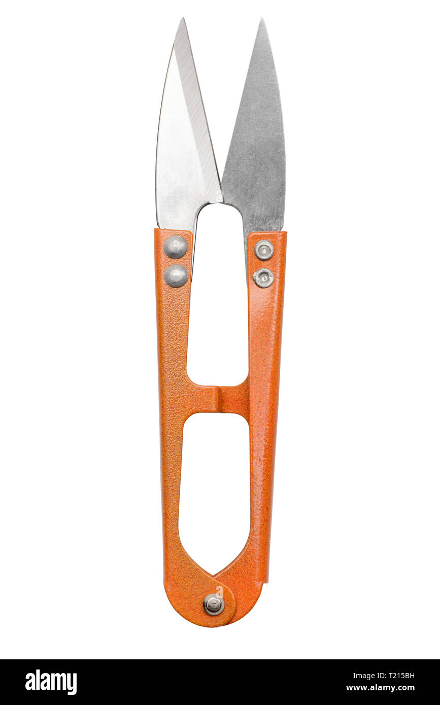 Scissors on white background Stock Photo - Alamy