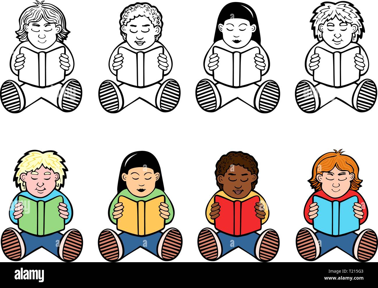 Irish boys and girls Stock Vector Images - Alamy