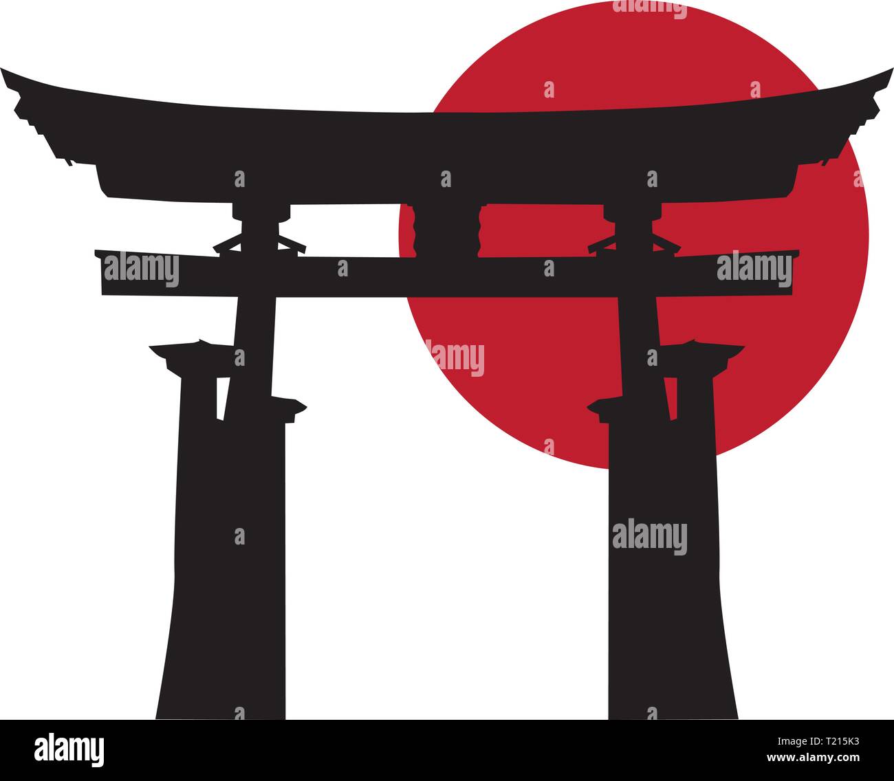 Japan sunset Cut Out Stock Images & Pictures - Alamy