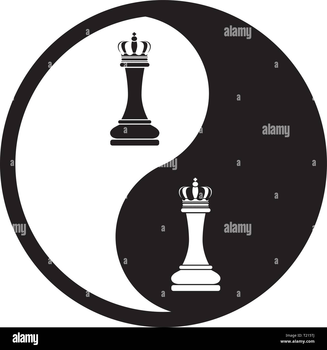Illustration work king chess Stock Vector Images - Alamy