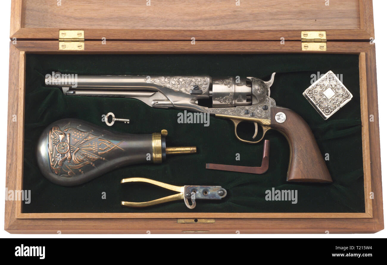 Small arms, revolver, Colt Army Model 1860, caliber .44, Additional ...