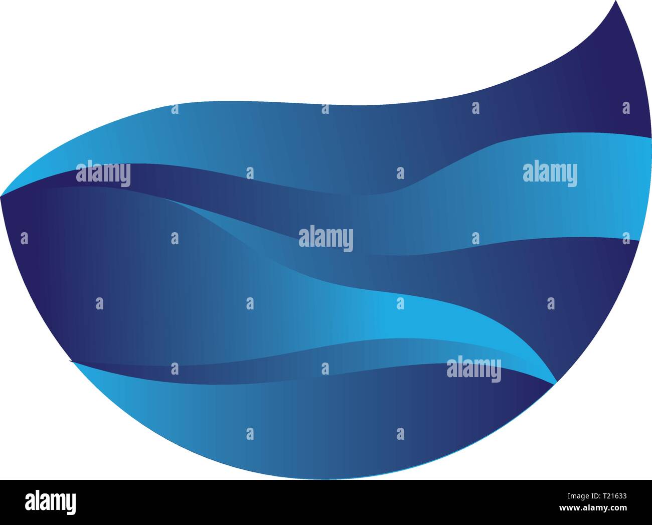 abstract ocean waves, logo Stock Vector Image & Art - Alamy